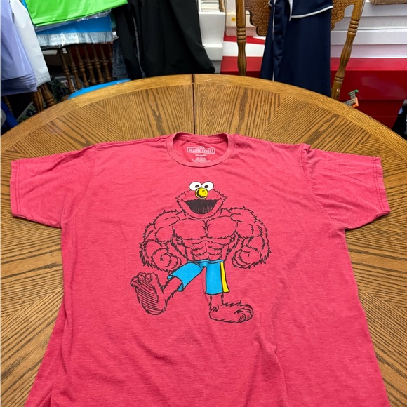 Sesame Street | Shirts | Sesame Street Red Elmo Crewneck Tee | Poshmark